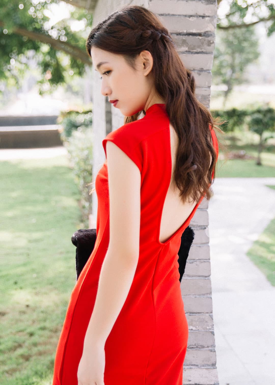 Bummed Out Open Back Qipao • DREAMSCAPED