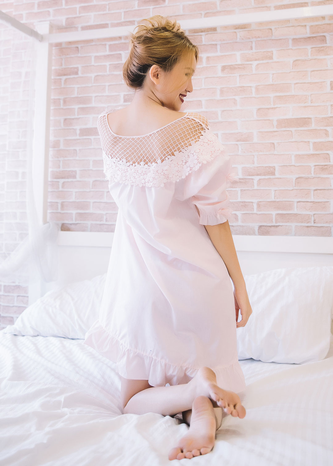 All Dolled Up Nightgown In Pink • DREAMSCAPED