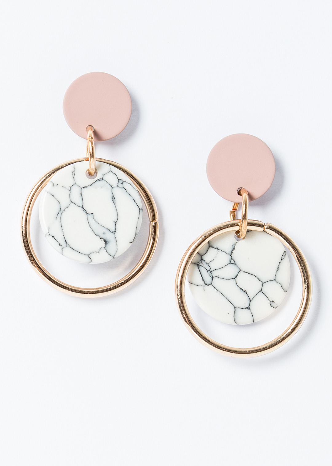 Muted Marble Shades Earrings • DREAMSCAPED