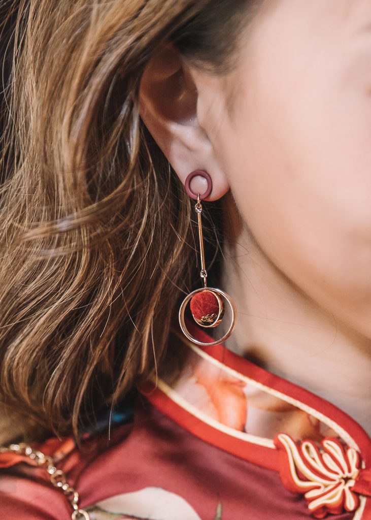 Subtle in Red Earrings • DREAMSCAPED
