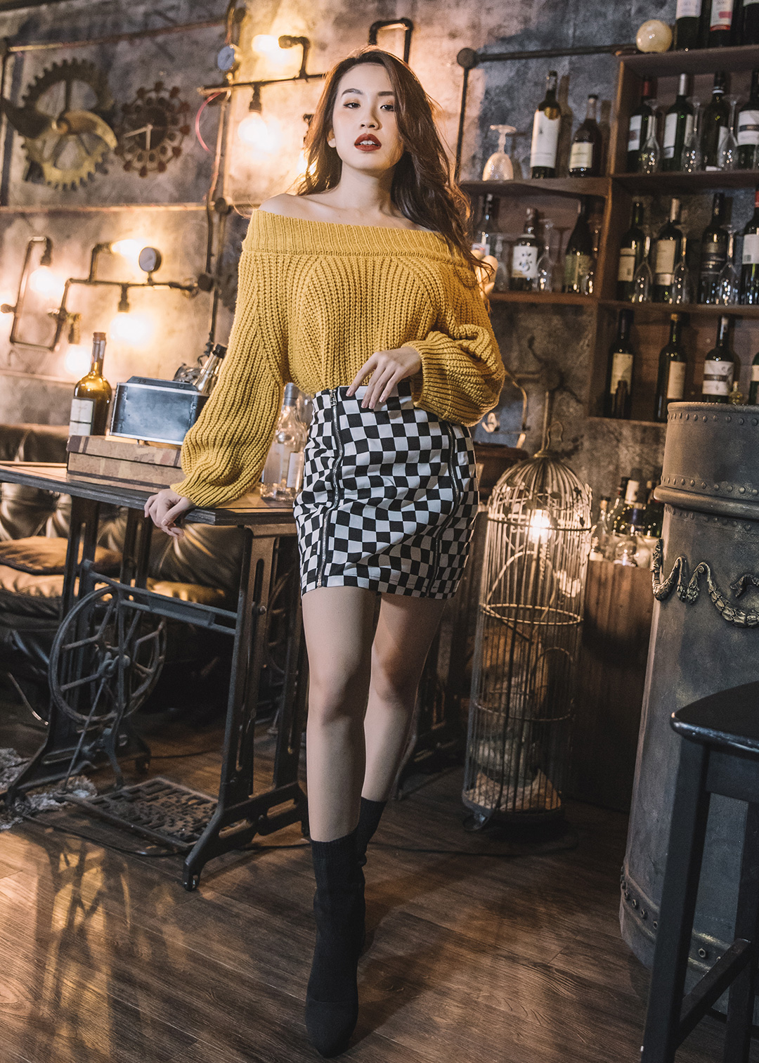 Brick Poker Skirt • DREAMSCAPED