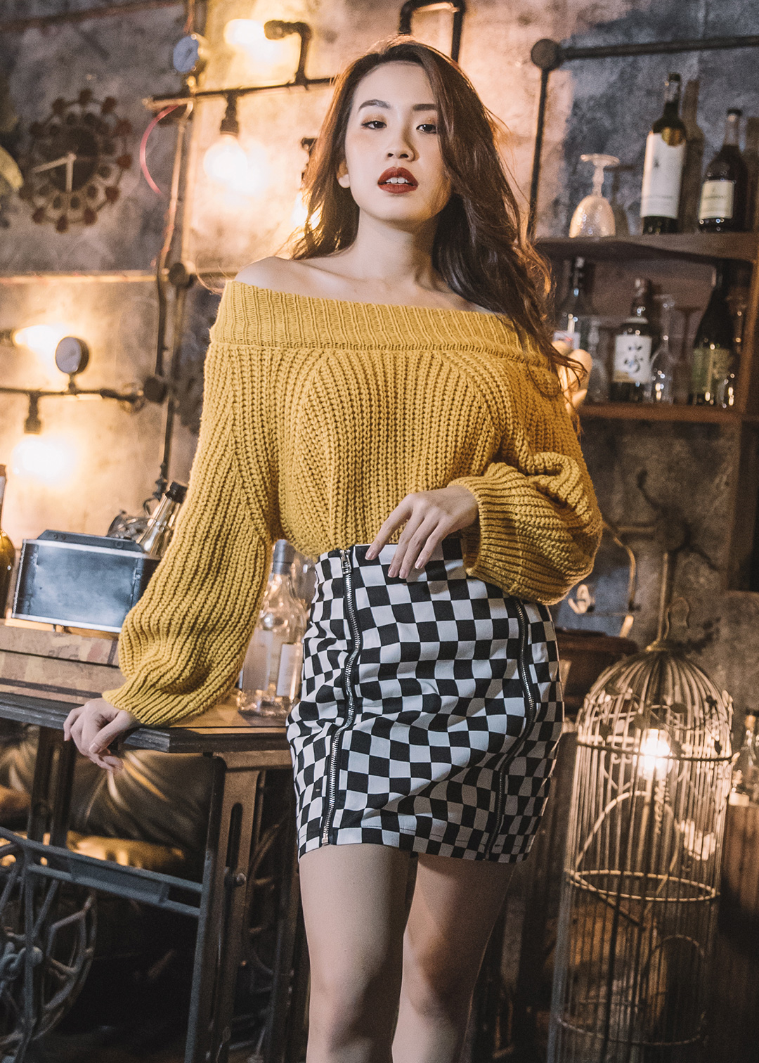 Brick Poker Skirt • DREAMSCAPED