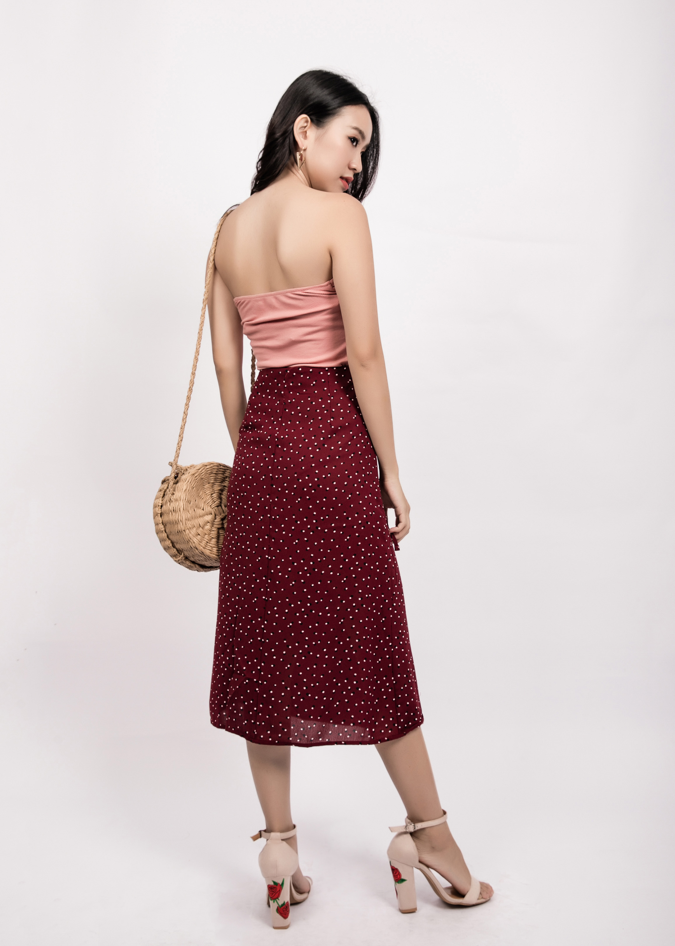 Spotlight Tube Top In Pink • DREAMSCAPED