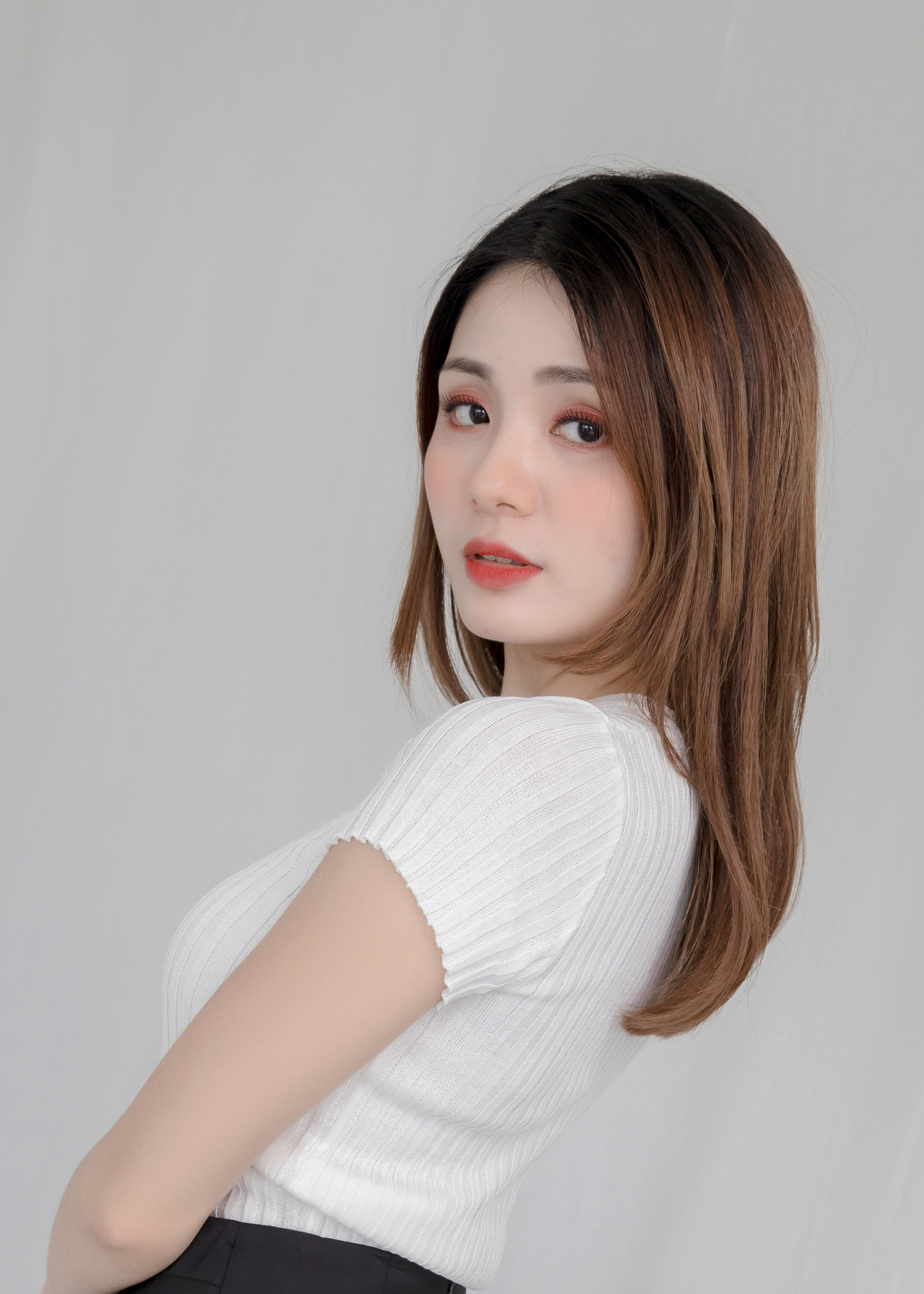 Marshmallow Ribbed Top In White • Dreamscaped