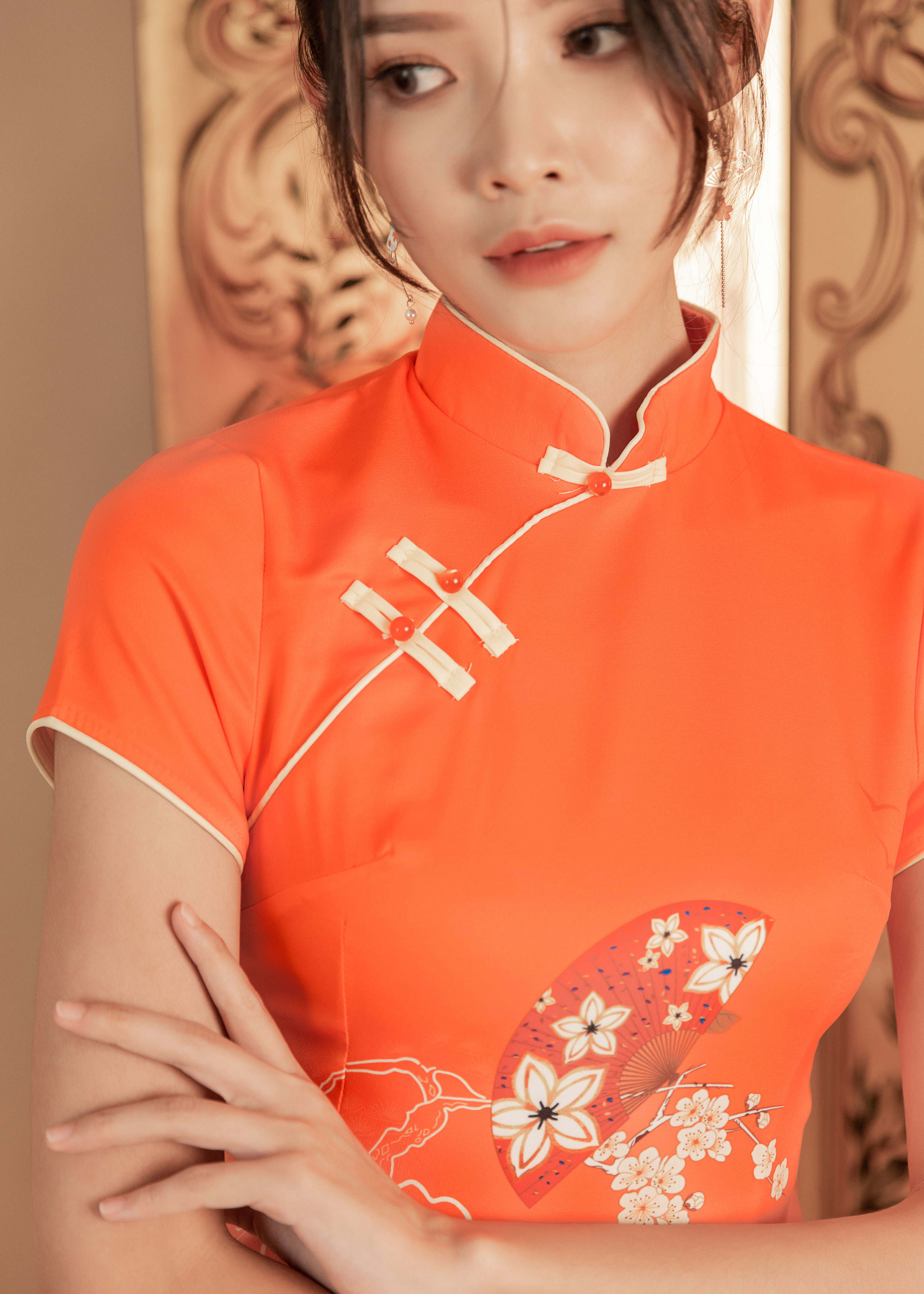 Over The Moon Mini Qipao • DREAMSCAPED