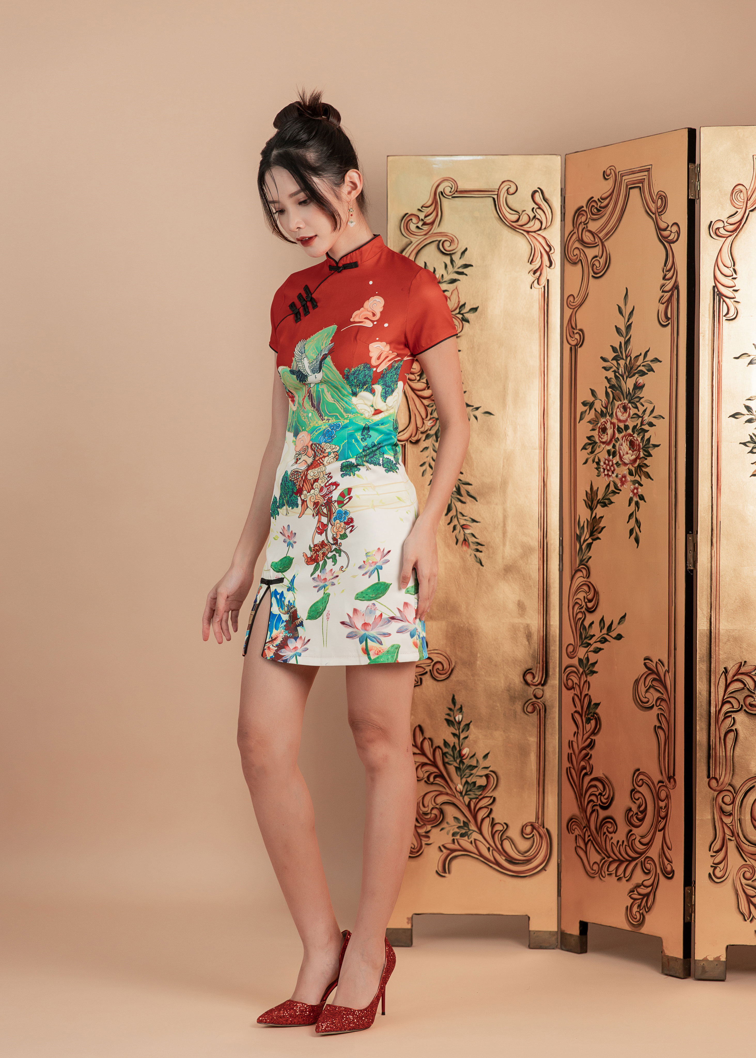 Breeze Of The East Mini Qipao • DREAMSCAPED