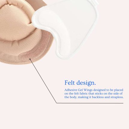 Bare Minimum Backless Bra + Adhesive Gel Wings • DREAMSCAPED