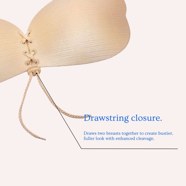 Cleavage Enhancer Drawstring Bra • DREAMSCAPED